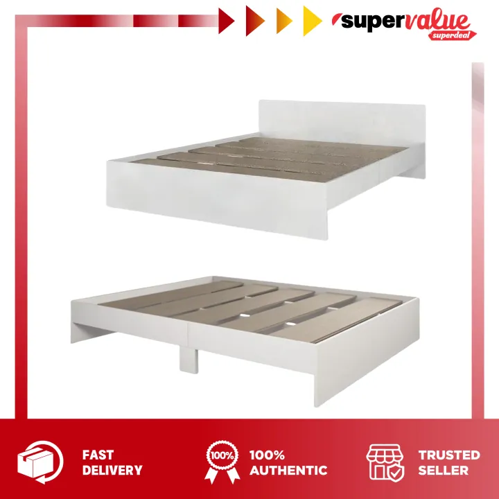 SuperValue Wooden Bed Board Bed Frame with Headboard Furniture Bedroom ...