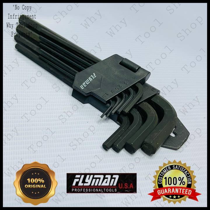 Flyman 9 Pcs. Allen Wrench Set (HEX KEYS) | Lazada PH