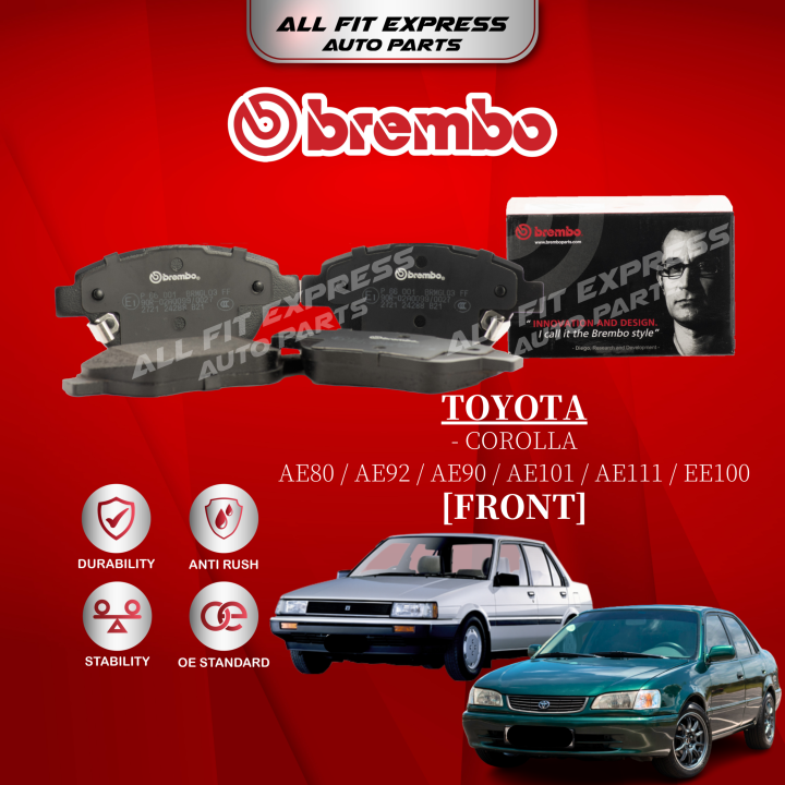TOYOTA COROLLA AE80 / AE92 / AE90 / AE101 / AE111 / EE100 FRONT (DEPAN ...