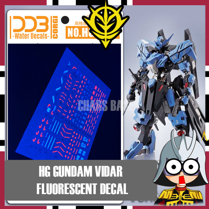 SNOW FLAME DECAL HG VIDAR WATERSLIDE DECAL FLUORESCENT DECAL | Lazada