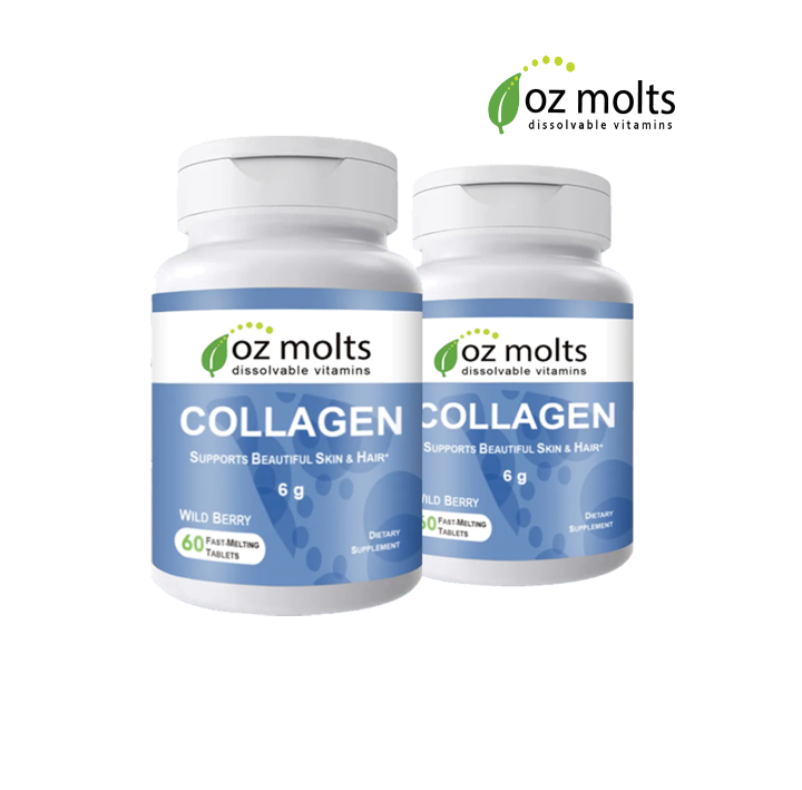 Ozmolts Collagen 60 chewables Joint and Gut Health Muscle Maintainance ...