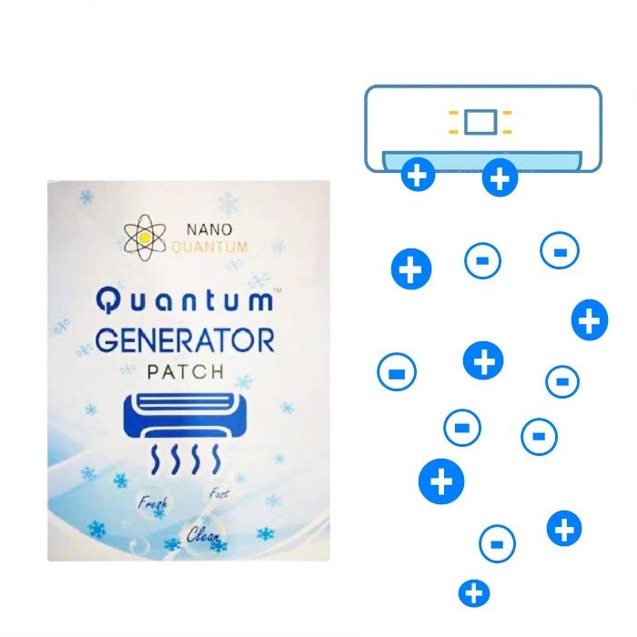 Nano Quantum Generator Air Cond Ion Patch Automotive Negative Ion Patch ...