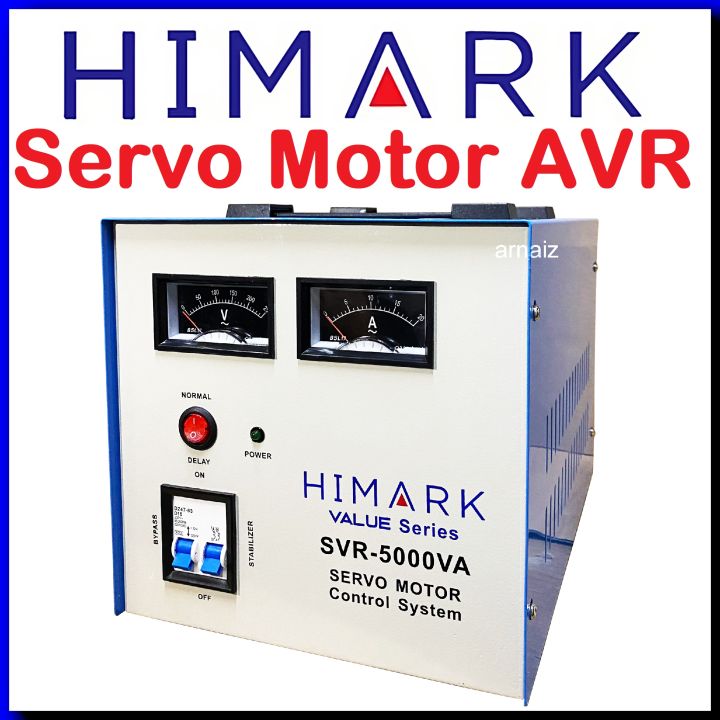 Himark 5000W AVR Automatic Voltage Regulator 5000VA Servo Motor Type ...