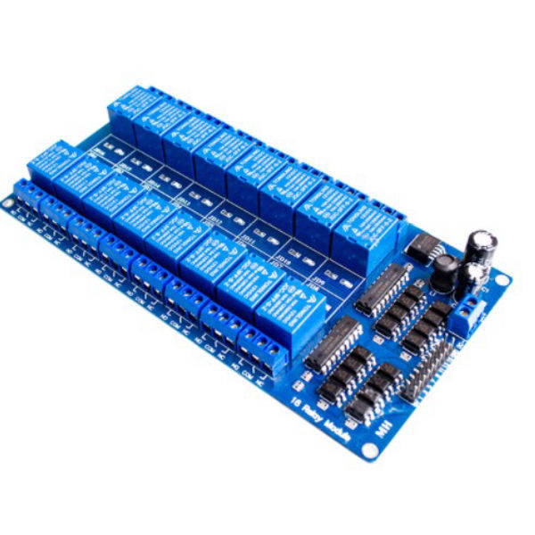 RELAY 16CH - Relay 16 Channel 12V Module Board Optocoupler Power for ...