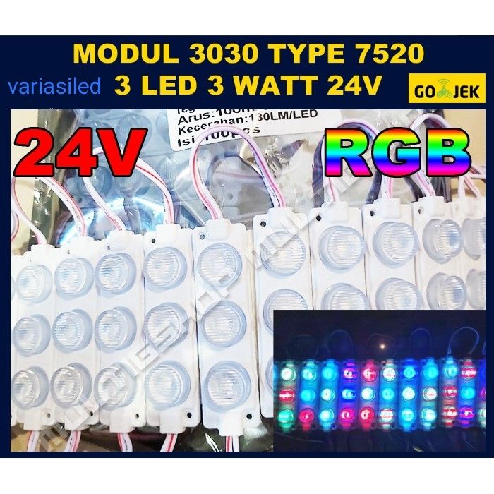 LED MATA 3 RGB 24 VOLT BUS/TRUCK | Lazada Indonesia