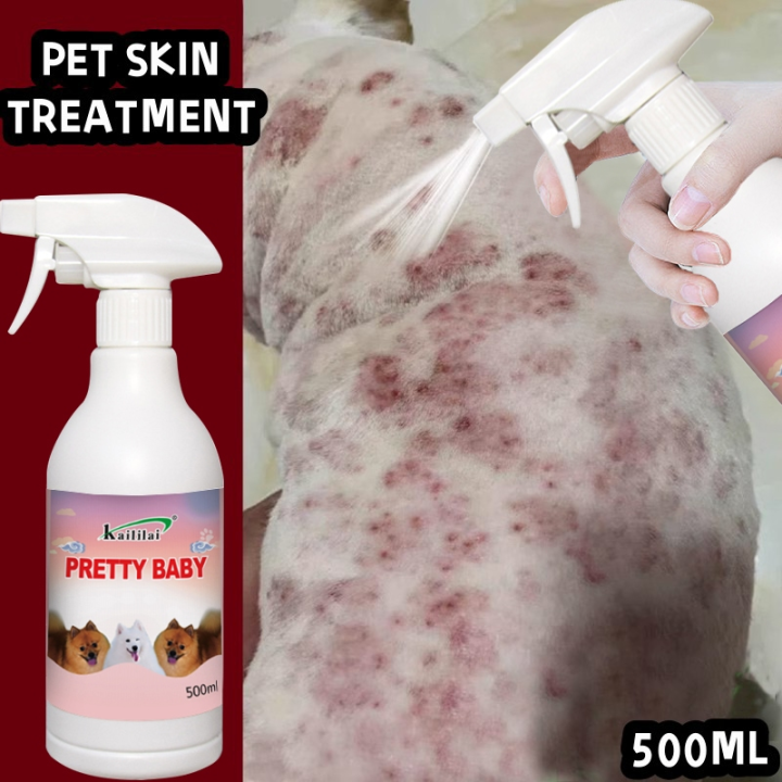 500ml Pet Skin Treatment Spray for Dogs and Cats Pet Anti Fungal Itchy Medicine Kitten and Puppy ...