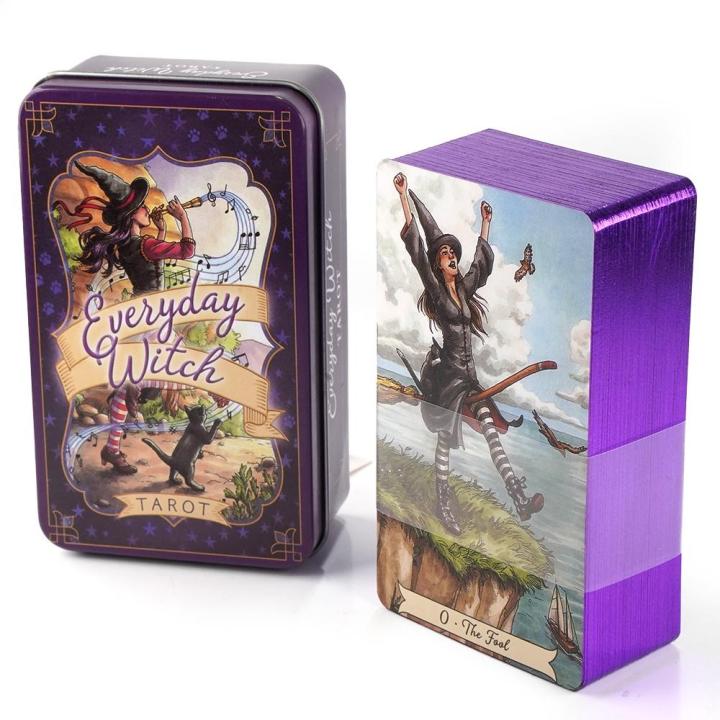Everyday Witch Tarot In A Tin Metal Box Tarot Deck with PDF Guide Book ...