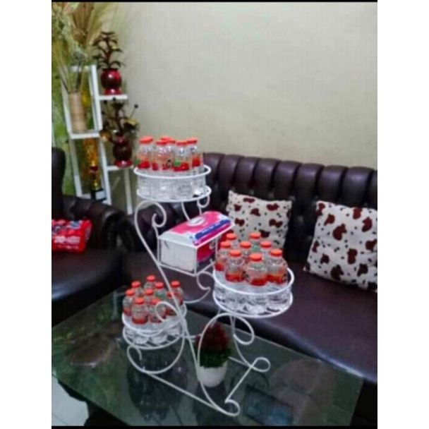 standing rak air minum lebaran kemasan botol dan gelas | Lazada Indonesia