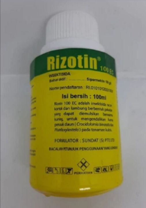 RIZOTIN 100EC 100 ML Insektisida Kontak Pembasmi Hama Serangga | Lazada ...