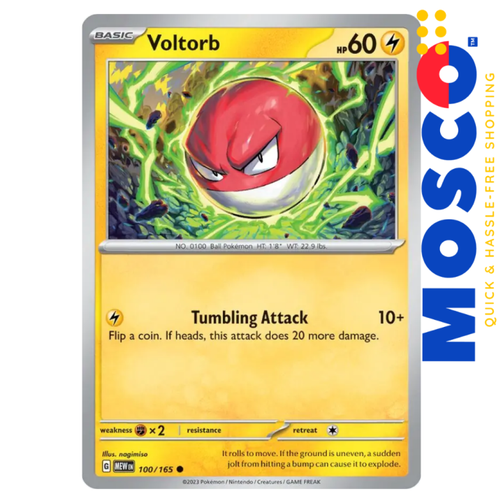 Voltorb - 100/165 Common Pokemon 151 | Pokemon TCG | Lazada PH