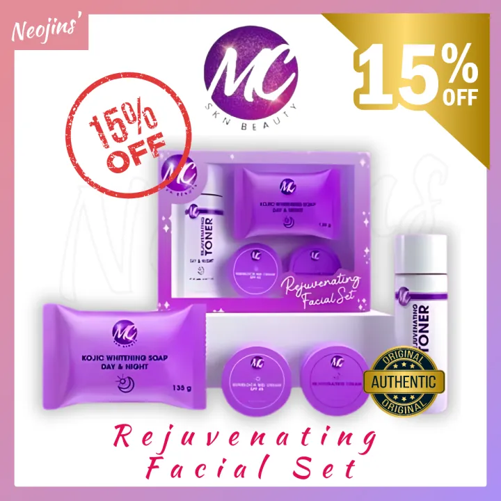 MC SKN Rejuvinating Facial Set - with Toner, Day and Night Cream 100% ...