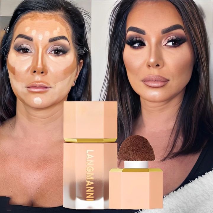 Liquid Contouring Stick Waterproof Matte Natural Cheek Blush Shadow ...