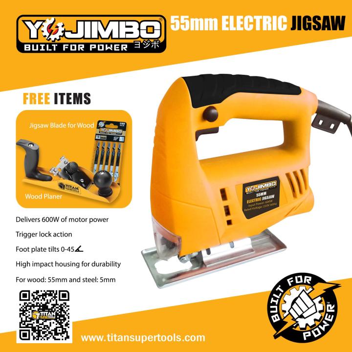 Yojimbo 600W Electric Jigsaw with Wood Planer ( Bench Manual ) | Lazada PH