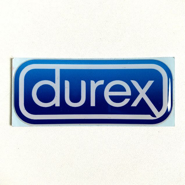 Stiker DUREX Stiker Emblem Resin Lentur 3D Terbaru | Lazada Indonesia
