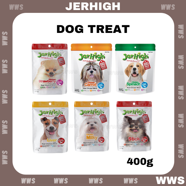 JerHigh Snack # Dog Snack # Dog Treat ( Milky /Liver /Spinach ...