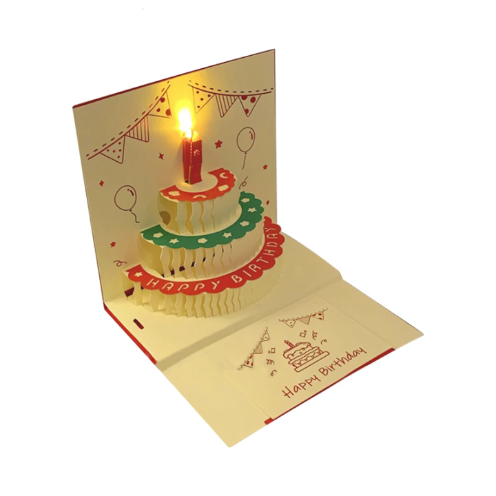 Interactive 3D Birthday Cake Funny 3D Multilayer Birthday Cake With ...