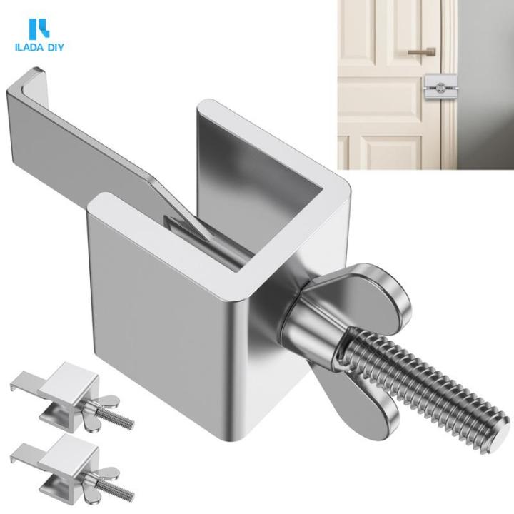 2Pcs Portable Door Lock Mini Privacy Extra Security Lock Anti Theft ...
