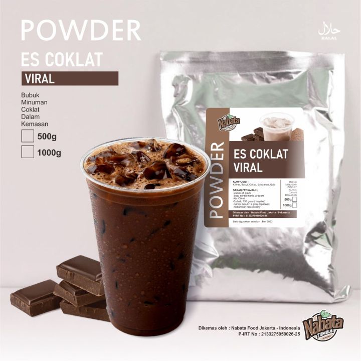 Bubuk Minuman Coklat Serbuk Cokelat Powderdrink Choholate Kemasan 1 kg ...