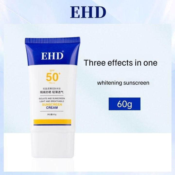 EHD Whitening Sunscreen Cream Anti-Ultraviolet Spray 50 Times Isolation ...