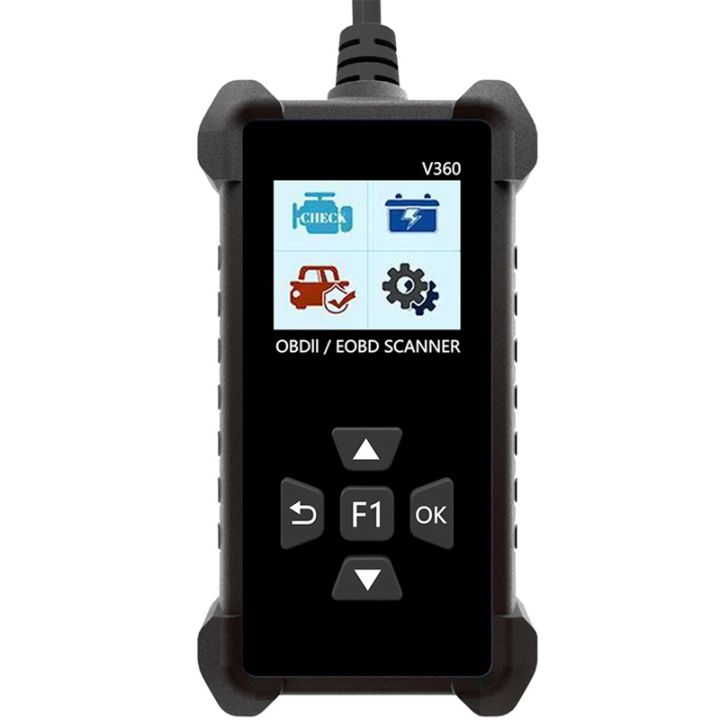 Professional Engine Code Reader and Resetter OBD2 Scan Diagnostic Tool for Automotive Engine Pre ...