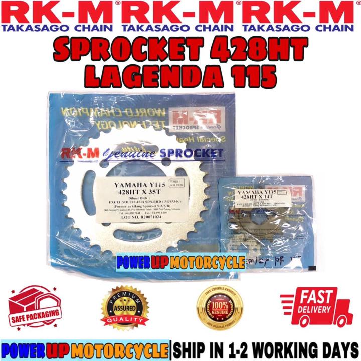 428 428HT RKM SPROCKET SPOCKET LAGENDA 115 SRL115 Y115 SPROCKET SPOCKET ...