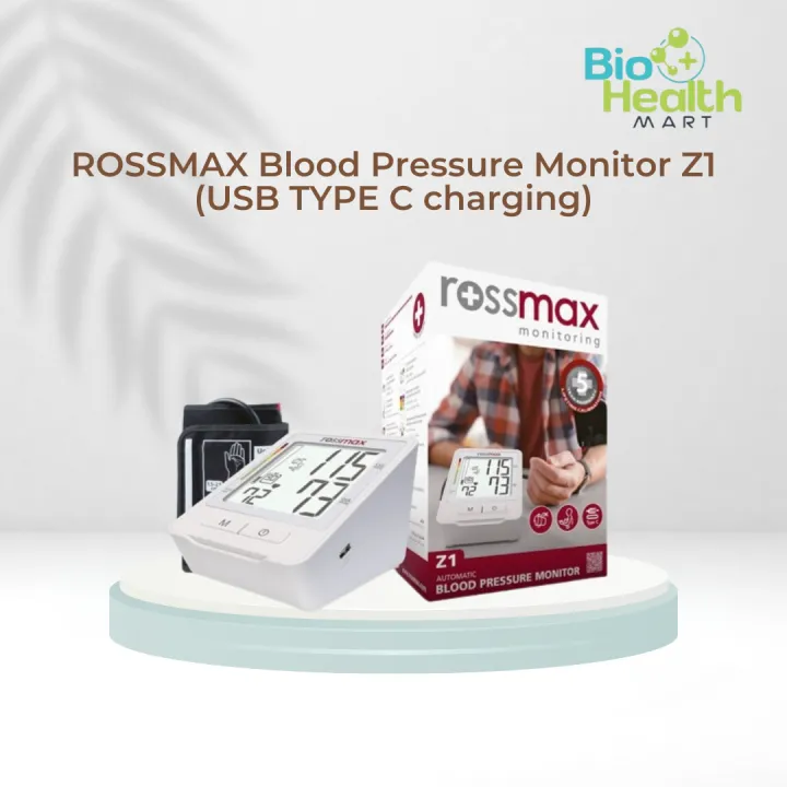 ROSSMAX Blood Pressure Monitor Z1 (USB TYPE C charging) | Lazada