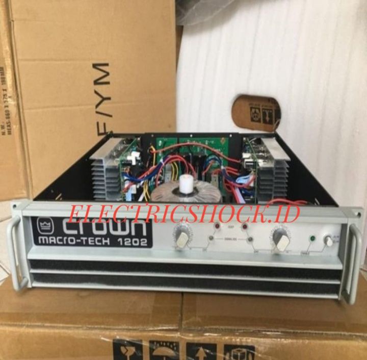 POWER AMPLIFIER CROWN MACRO TECH 1202 / MACROTECH 1202 GRADE A | Lazada ...