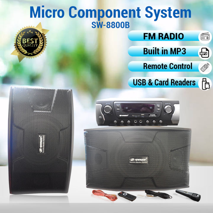 Homeflix SAMWON Sound System Set Micro Component System with Free ...