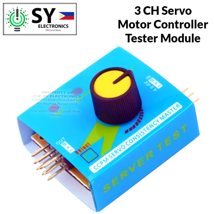 Multi Servo Motor Tester 3 Way ECS Consistency Speed Controller PWM ...