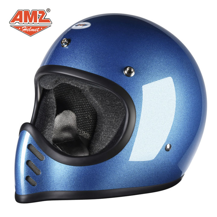AMZ Japanese FRP Four Seasons Motorcycle Men's and Women's Helmets ...