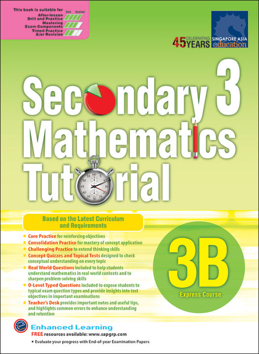 Secondary Mathematics Tutorial 1A - 3B [Express / G3] | Topical | Secondary Math School ...