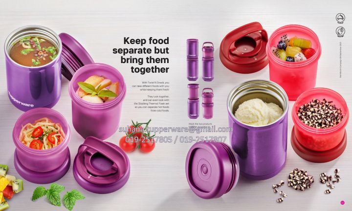 Tupperware Twist N Snack | Lazada
