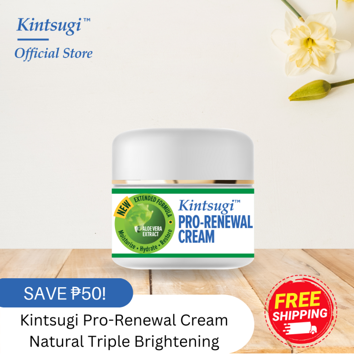 Kintsugi Pro-Renewal Cream Natural Triple Brightening, Moisturize, and Hydrate | Lazada PH