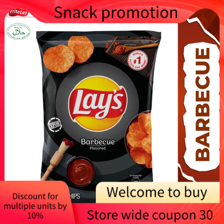 Lay's Barbecue (BBQ) Potato Chips 170g | Lazada PH