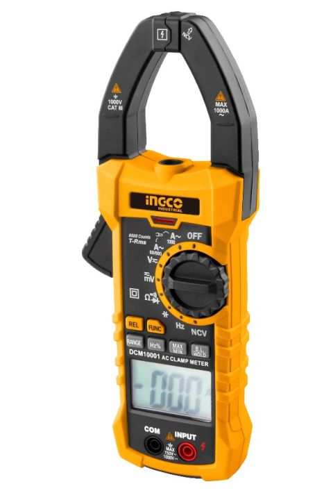 INGCO Digital AC/DC Resistance Capacitance Clamp Multi meter DCM10001 ...