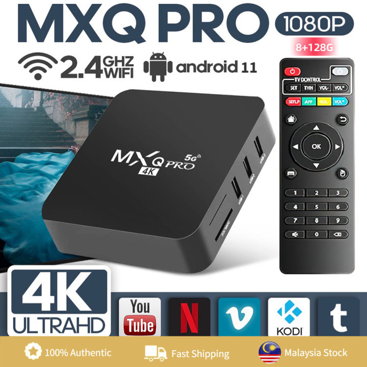 NEW MX Q 5G 4K HD TV Box 2023 8G+128G Smart TVBox To Connect Wifi ...