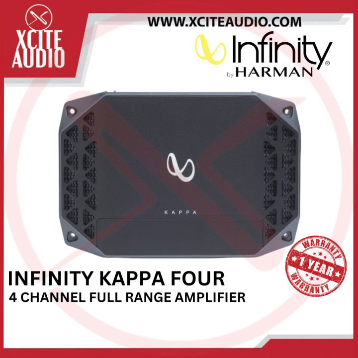 Infinity Kappa Four - Class D - 4 Channel Full Range car amplifier ...