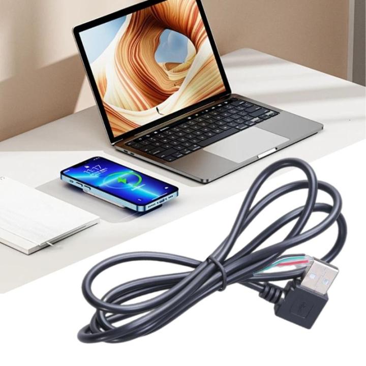 4 Pin USB Power Supply Cable 5V USB2.0 Male Plug Wire Data Charging ...