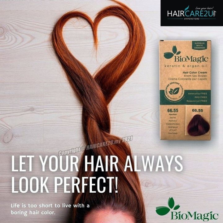 BioMagic Keratin & Argan Oil Hair Color Cream | Lazada