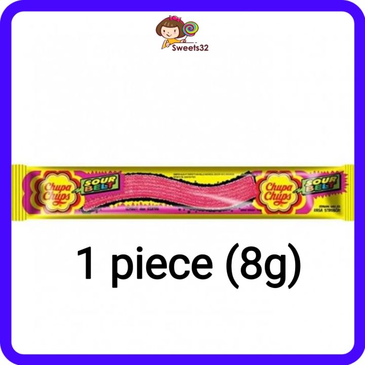 [ 1pcs ] Chupa Chups Sour Belt 8g | Lazada