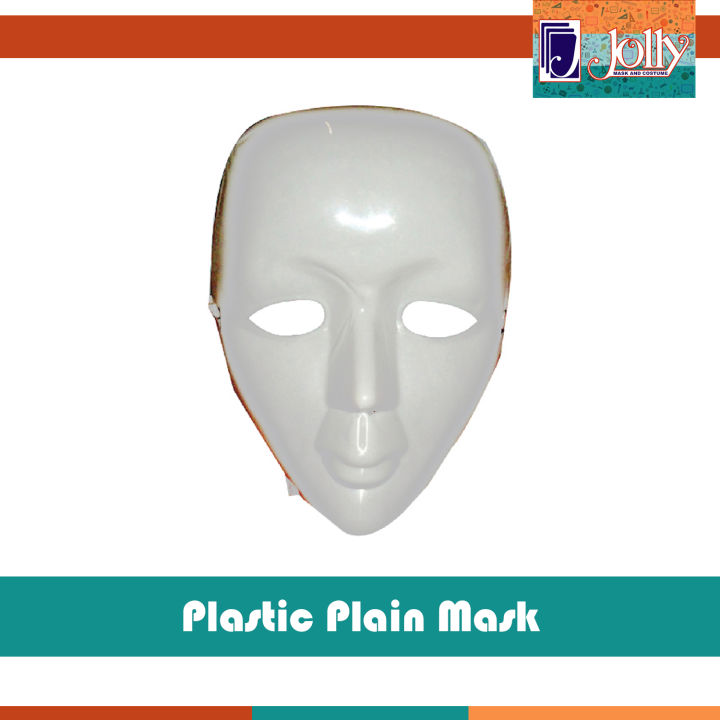 Durable Plastic Full Face Jabbawockeez Plain White Mask - New Halloween ...