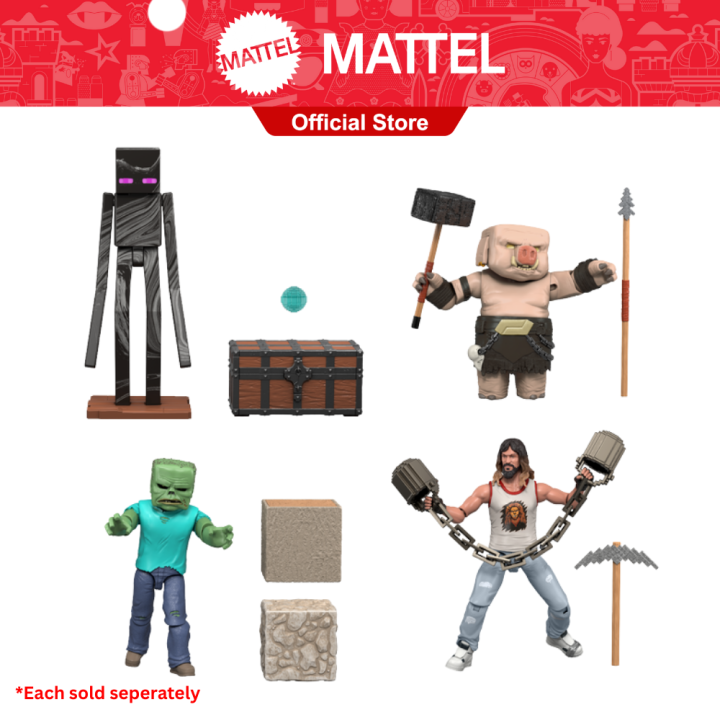 Minecraft 4-Inches Character Figure from the Minecraft Movie (Enderman ...