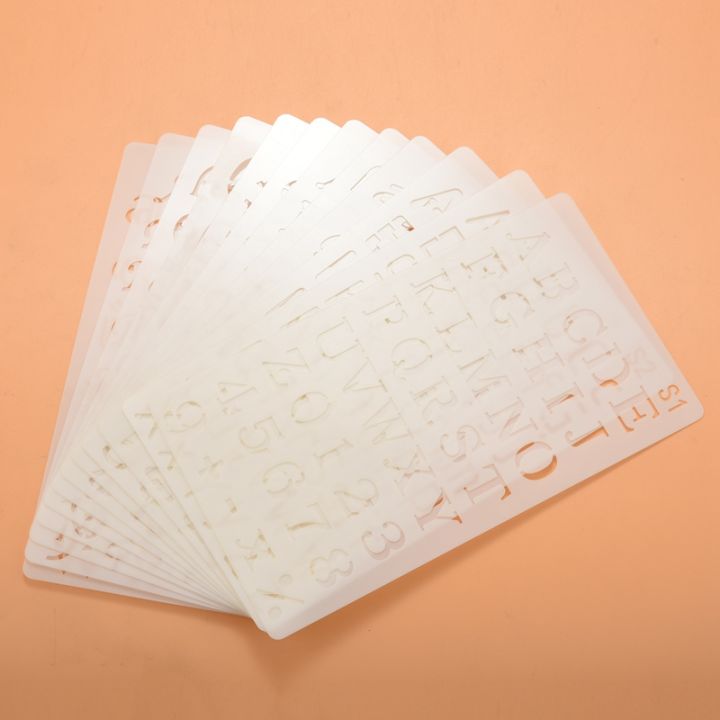 F612 Pcs Alphabet Stencils Reusable Letter Painting Stencils Plastic ...