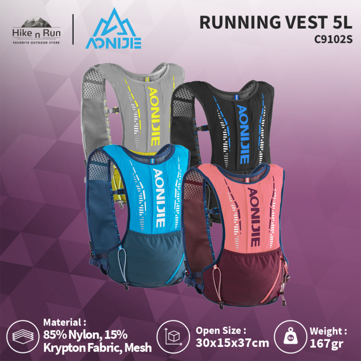 Rompi Lari Aonijie C9102S Running Vest 5L | Lazada Indonesia