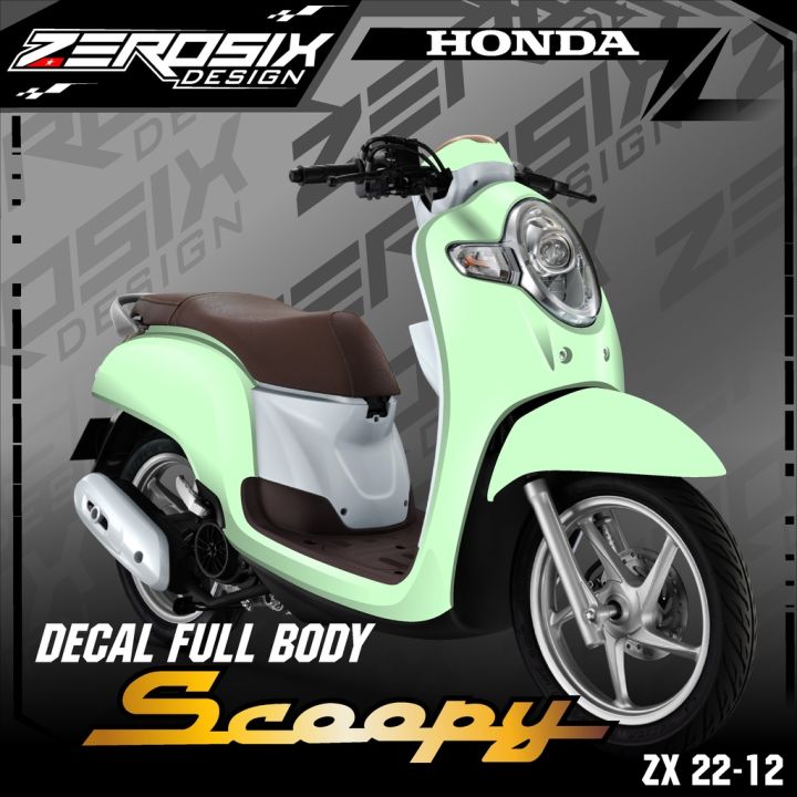 Decal Sticker SCOOPY FI NEW POLOS FULL BODY - STIKER SKOTLET SCOOPY ...
