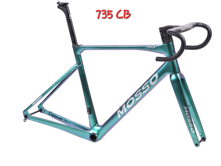 735CB Frame Fork Seatpost Handlebar MOSSO 735CB ALL CARBON | Lazada ...
