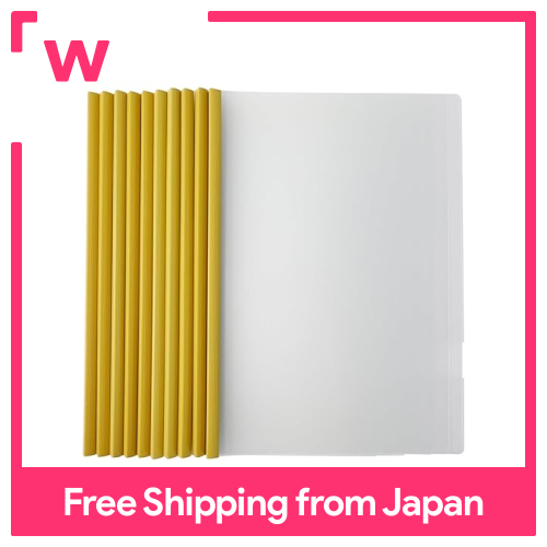 HIRO WORLD TRADE Slide rail file, 20-sheet set, A4 size, thick-border ...