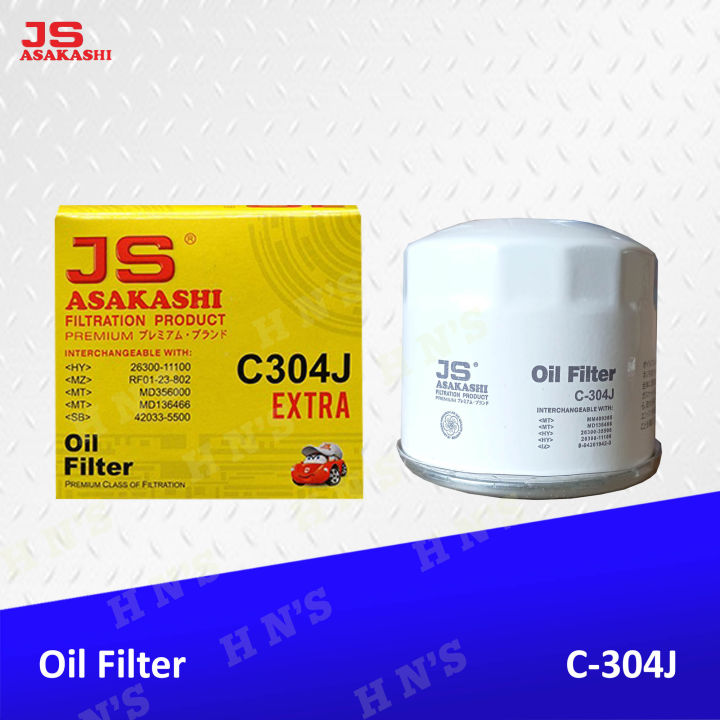 JS Oil Filter C-304J for Hyundai Accent / Hyundai Tucson / Hyundai ...