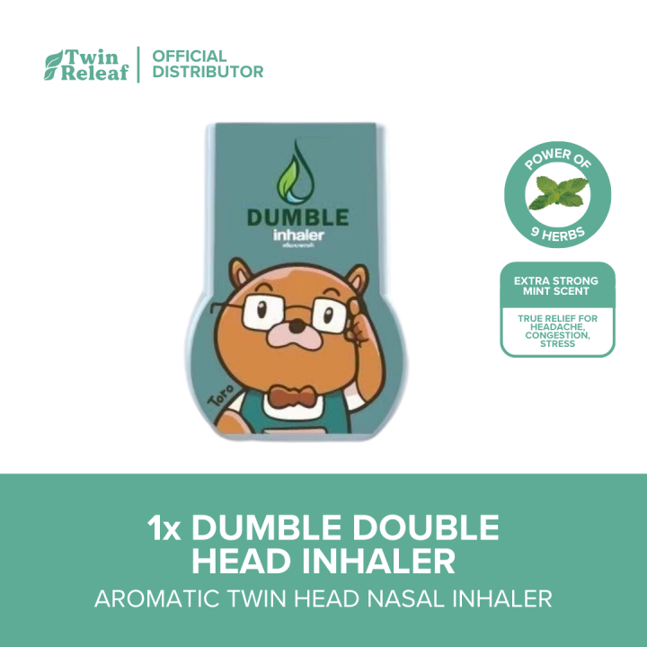 Twin Releaf Dumble Double Head Inhaler [Soothing Vapors, Relieves Nasal ...
