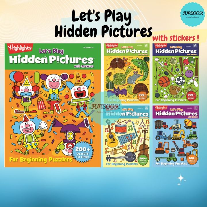 [FUNBOOK] Highlights : Let's Play Hidden Pictures with Stickers ! for ...
